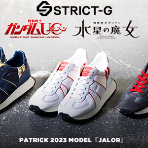 STRICT-G×PATRICK‘机动战士高达UC’‘机动战士高达 水星的魔女’联名运动鞋，10月7日发售！ | GUNDAM.INFO